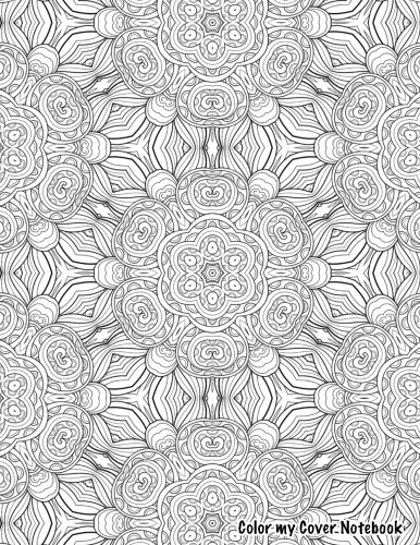 Color My Cover Notebook (fun and funky): Therapeutic notebook for ...