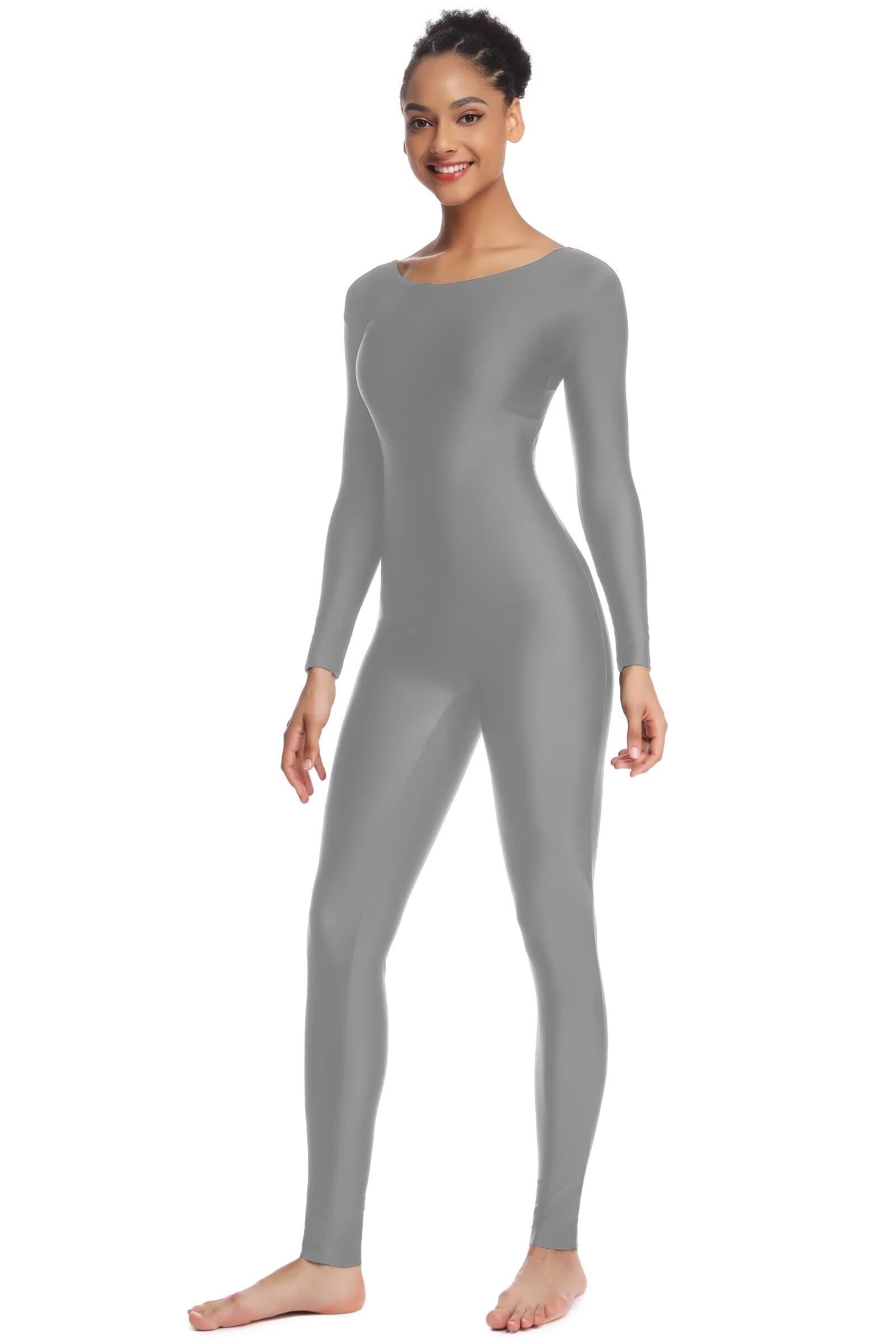 Snapklik.com : Womens Long Sleeve Unitard Dance Costume Spandex Full ...