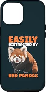 Amazon.com: iPhone 12 Pro Max Easily Distracted By Red Pandas Cute Red ...