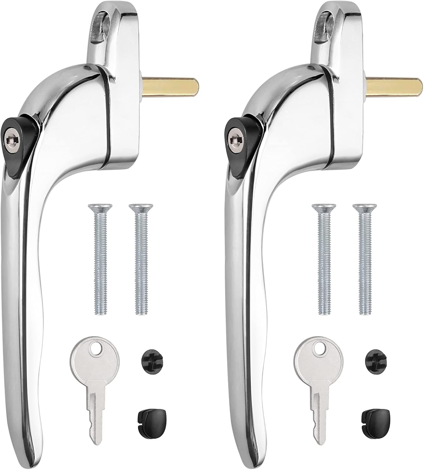 Neoteck Window Handle 2Pcs Inline Window Handle Universal Espag Key ...