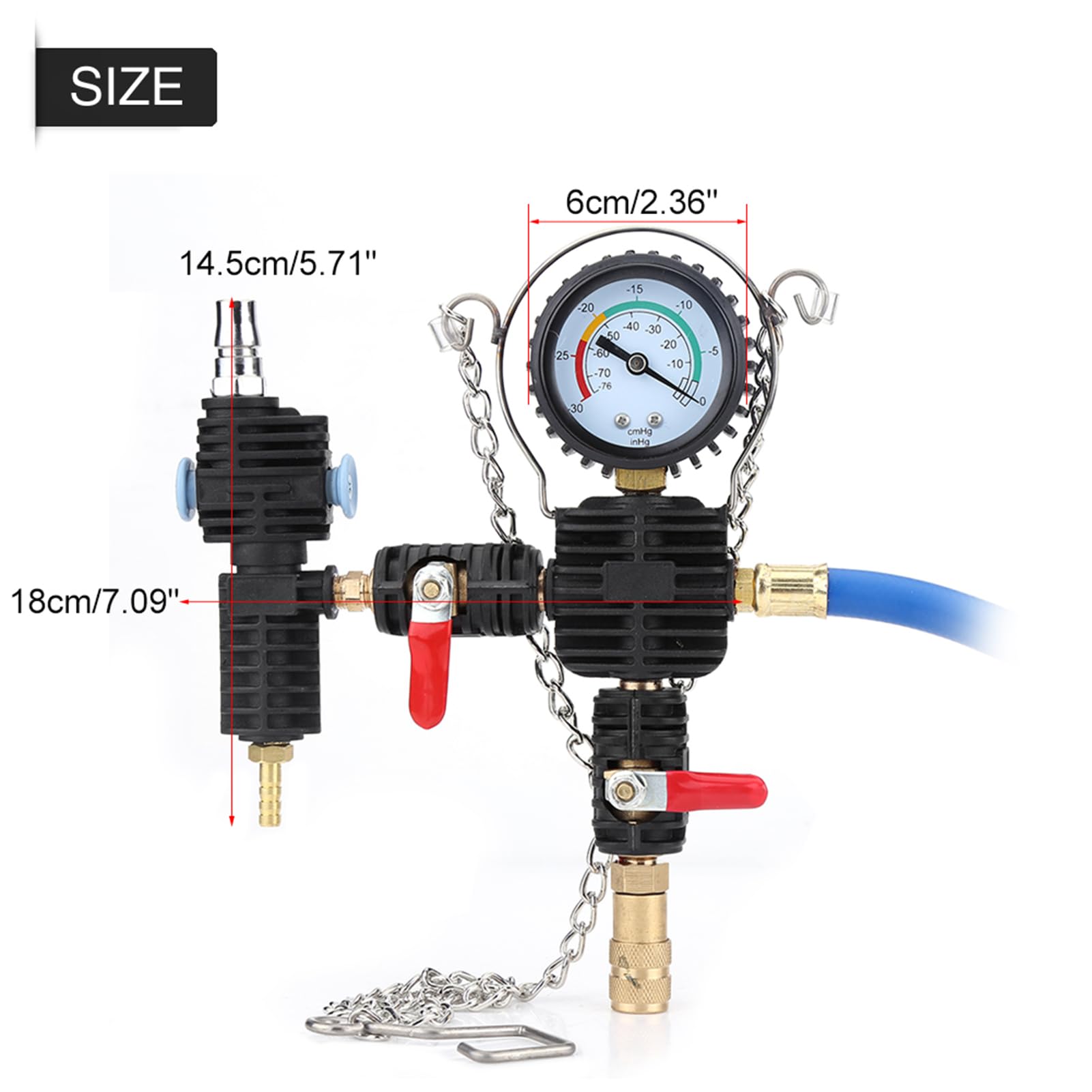 Radiator Cooling System Vacuum Purge Coolant Tool Kit Set With Adapter