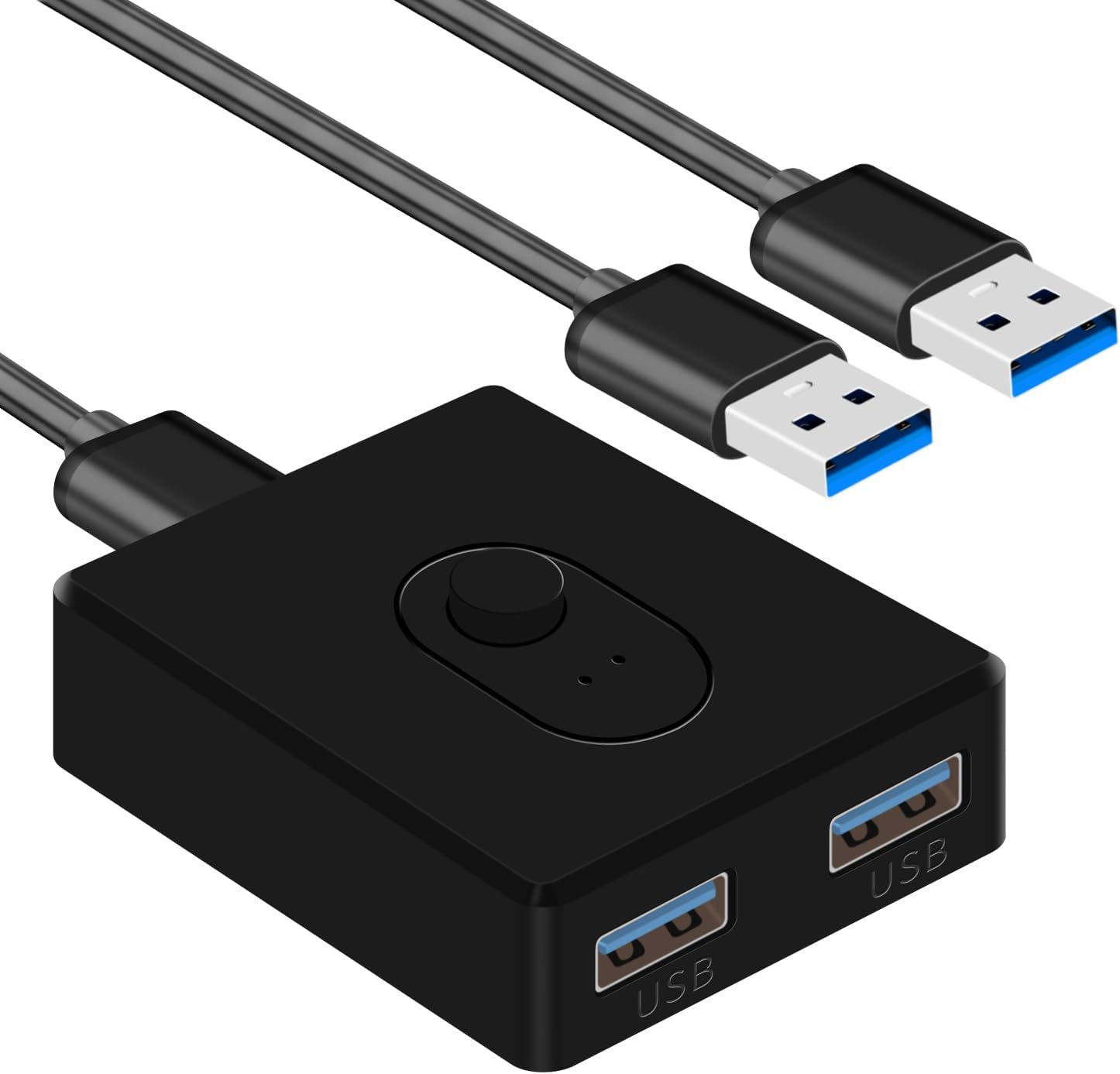 Usb Switcher 2 In 1 Out 1 In 2 Out Bi Directional Usb 3 0 Switch Selector Keyboard