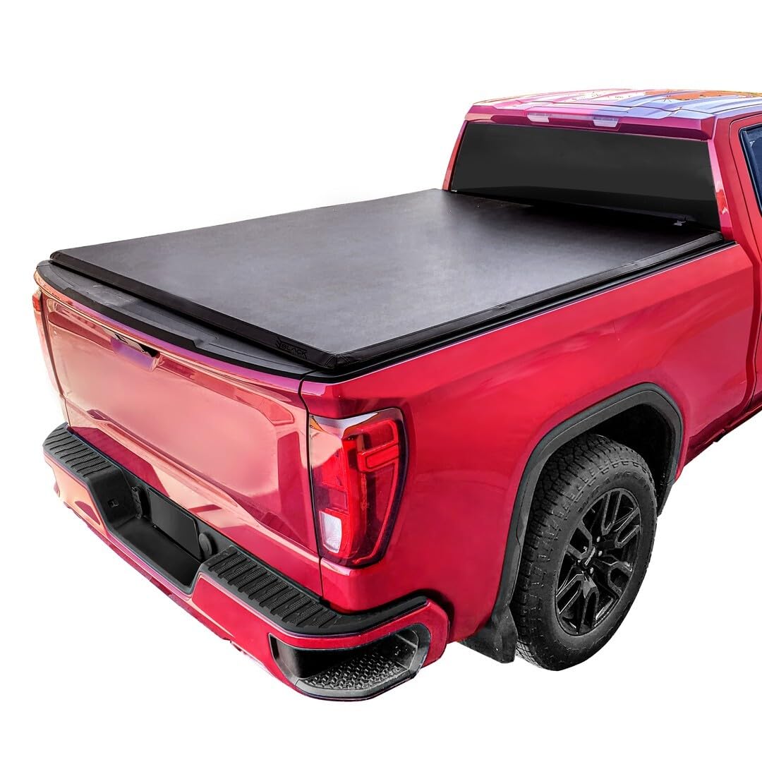 Black Series Soft Tri-Fold Tonneau Cover 2021-2024 Maverick 4.5-Feet ...