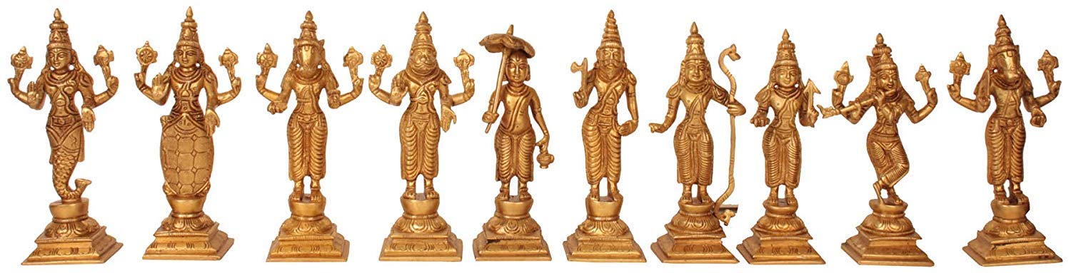 Buy Idol Collections Dashavatara -Ten Incarnations of Lord Vishnu (from ...