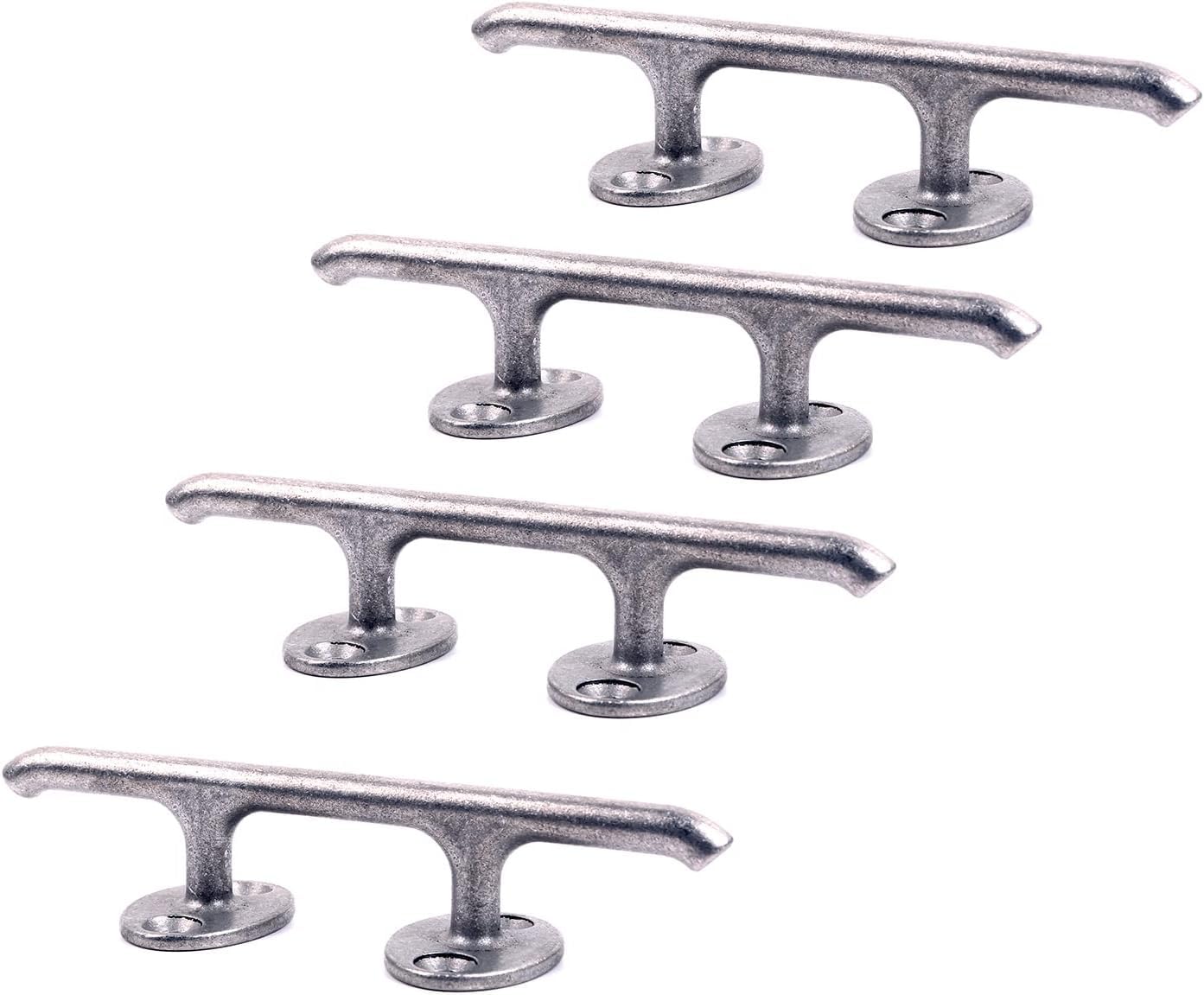 Snapklik.com : Boat Cleats Dock Cleat 6 Inch 316 Stainless Steel Washed ...