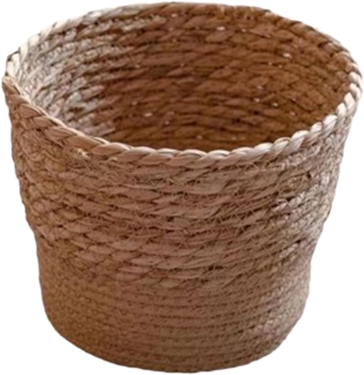 Amazon.com: ANZAGA Straw Flower Basket, Flower Plant Basket Wicker ...