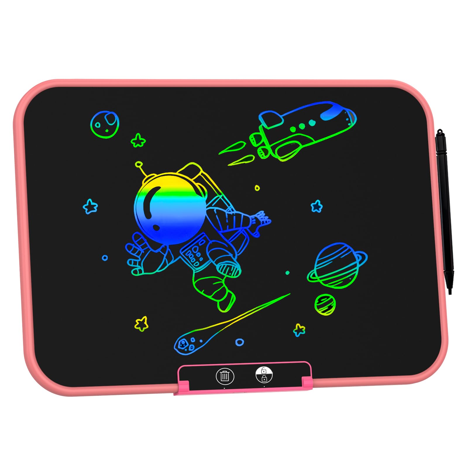 Topfree 13 Inch LCD Writing Tablet for Kids, Reusable Doodle Board with ...