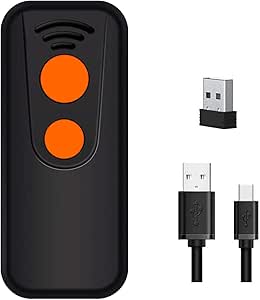 2D Wireless Bluetooth Barcode Scanner,Symcode Wireless Mini QR Portable ...