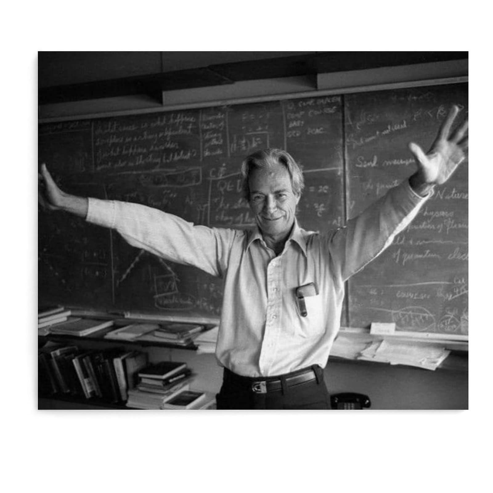 Richard Feynman Think Different Poster