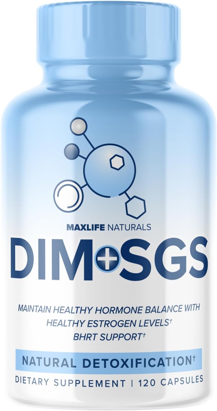 Amazon.com: DIM+SGS with Detox Support – 120 Capsules Made In USA ...