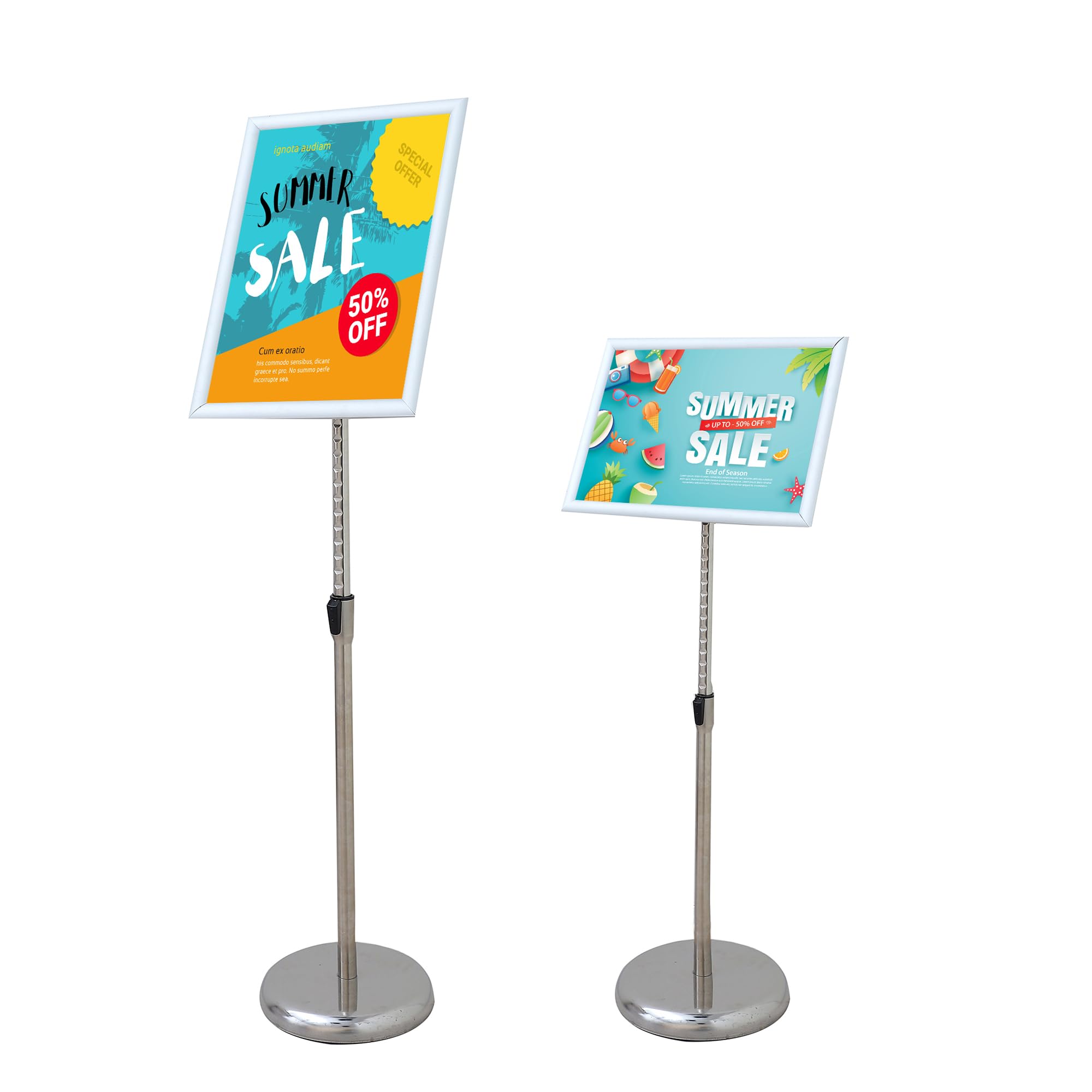 Buy ROSSHINE A4 Stand Adjustable Menu Display Stand with Aluminum Snap ...