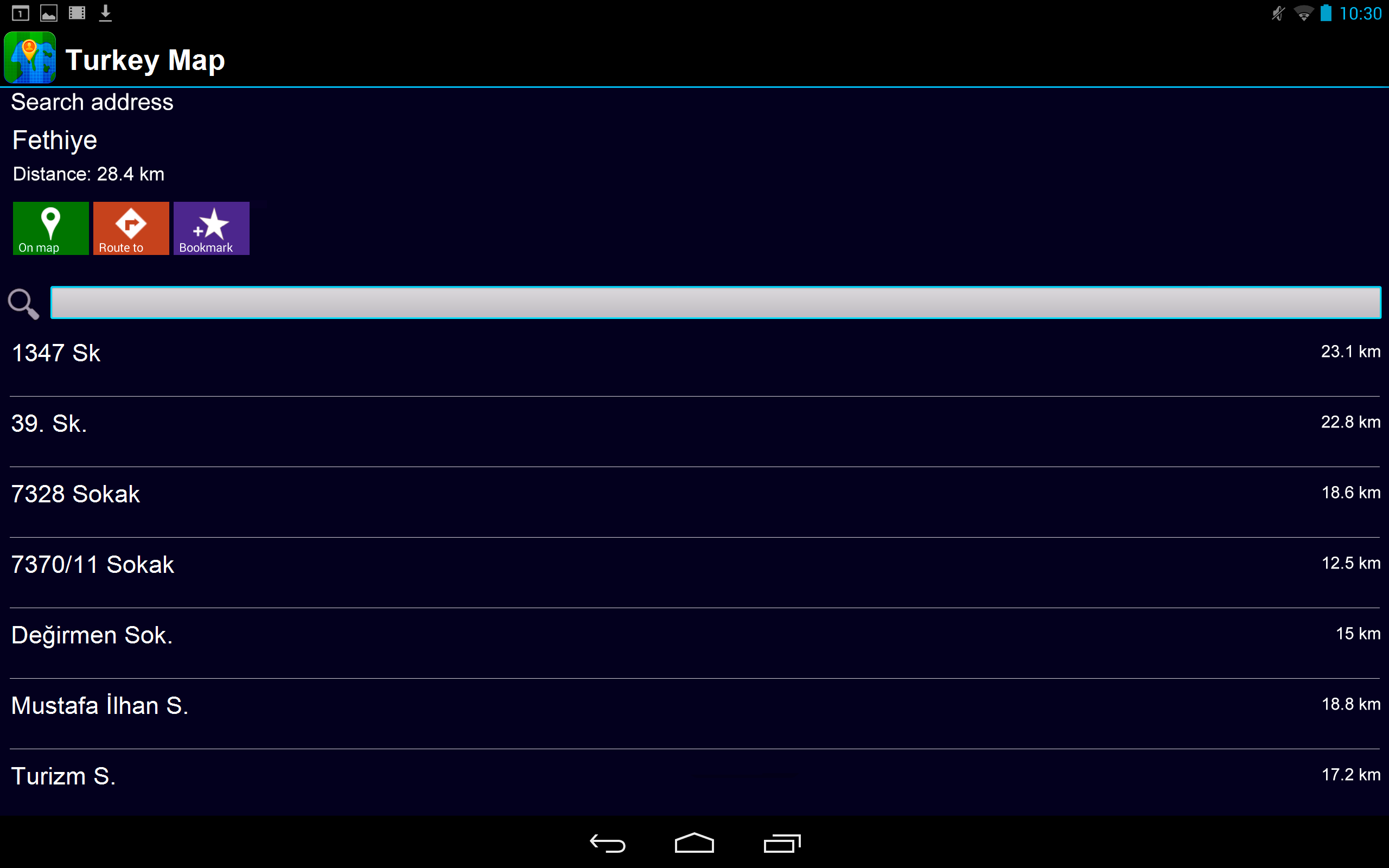 Turkey - Offline Map - App on Amazon Appstore