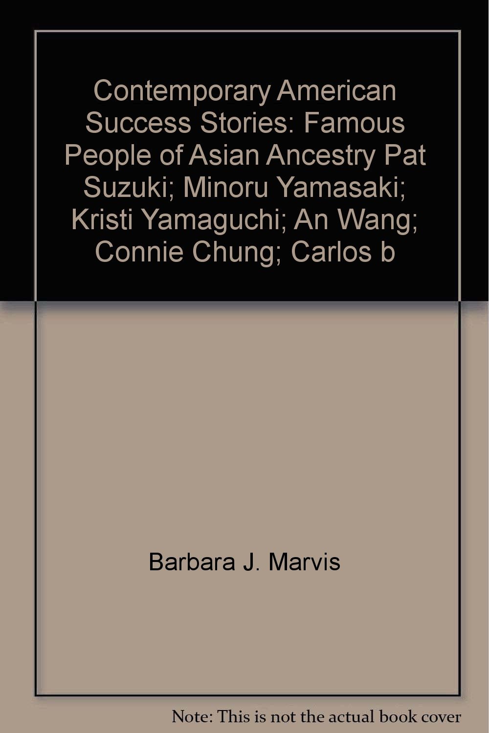 Buy Contemporary American Success Stories: Famous People of Asian ...