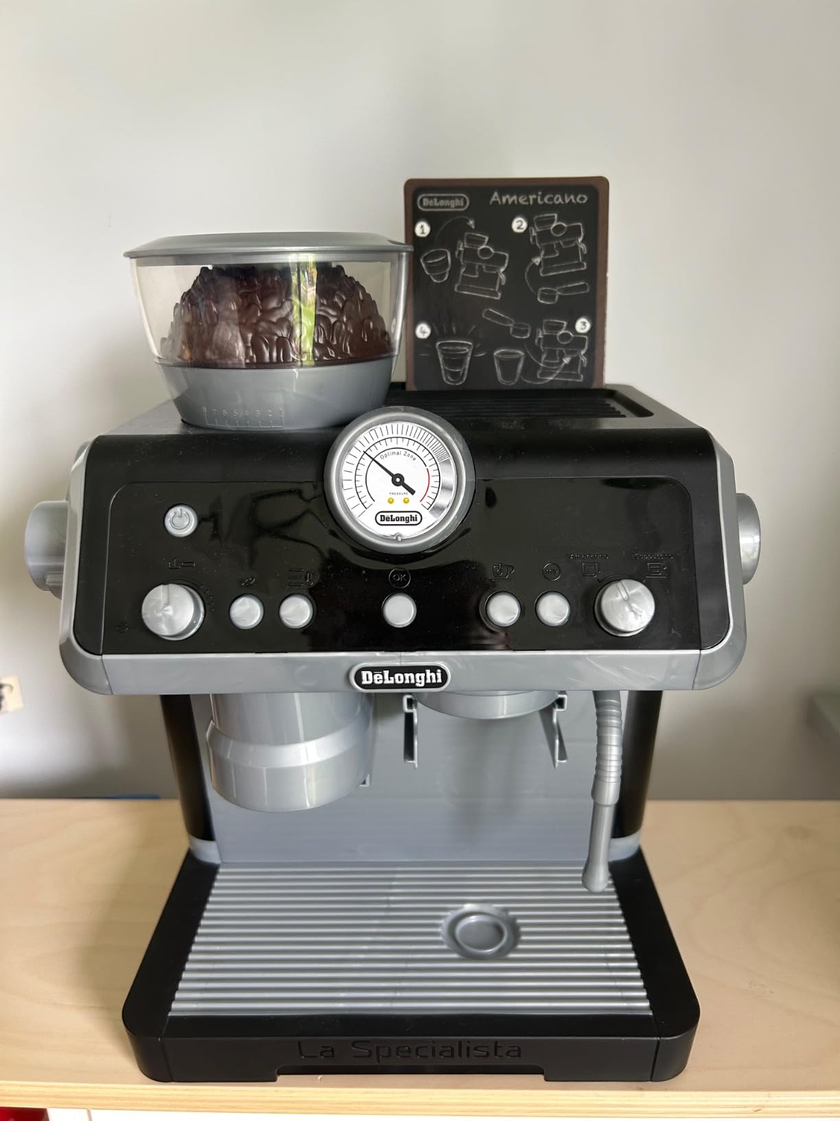 Casdon De'Longhi Toys. Barista Coffee Machine. Toy Kitchen Playset for ...
