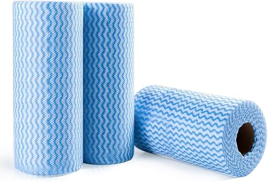 JINYUDOME J Cloth Roll - 3 Rolls, 150 Sheets (Blue) : Amazon.co.uk ...