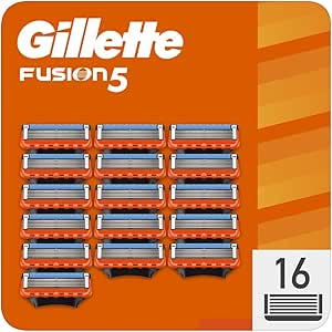 Gillette Fusion5 Razor Blades Men, Pack of 16 Razor Blade Refills with ...