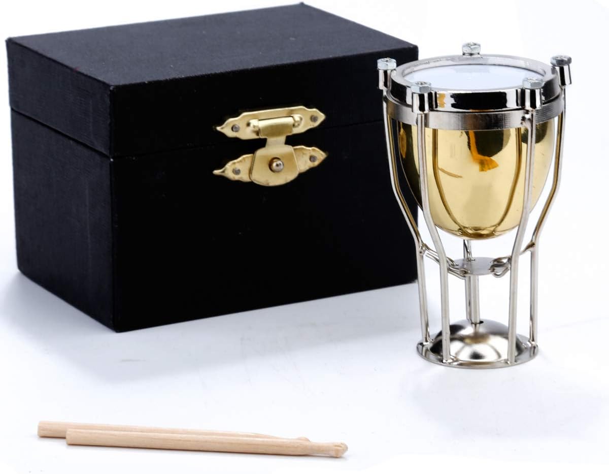 Amazon.com: Dselvgvu Copper Miniature Trumpet with Stand and Case Mini ...