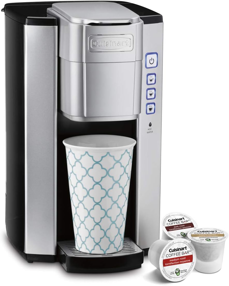 Cuisinart SS-5EC Cafetière compacte à portion unique en acier ...