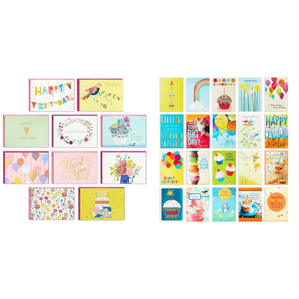 Amazon.com : Hallmark Pack of 30 Assorted Boxed Greeting Cards, Good ...