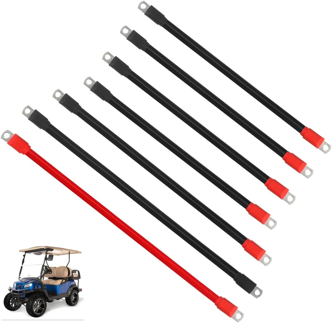 Amazon.com: HKOO Golf Cart Battery Cables Wiring Kit for EZGO TXT 1994 ...