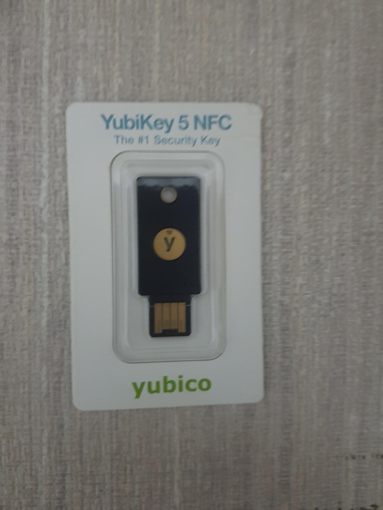 Yubico - Yubikey 5 NFC - USB-A - Two Factor Authentication Security Key ...