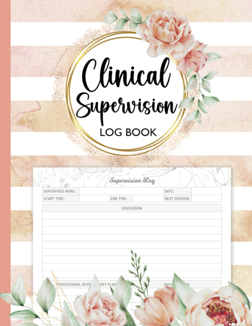 Clinical Supervision Log Book: Supervision Notebook - Therapist Session ...