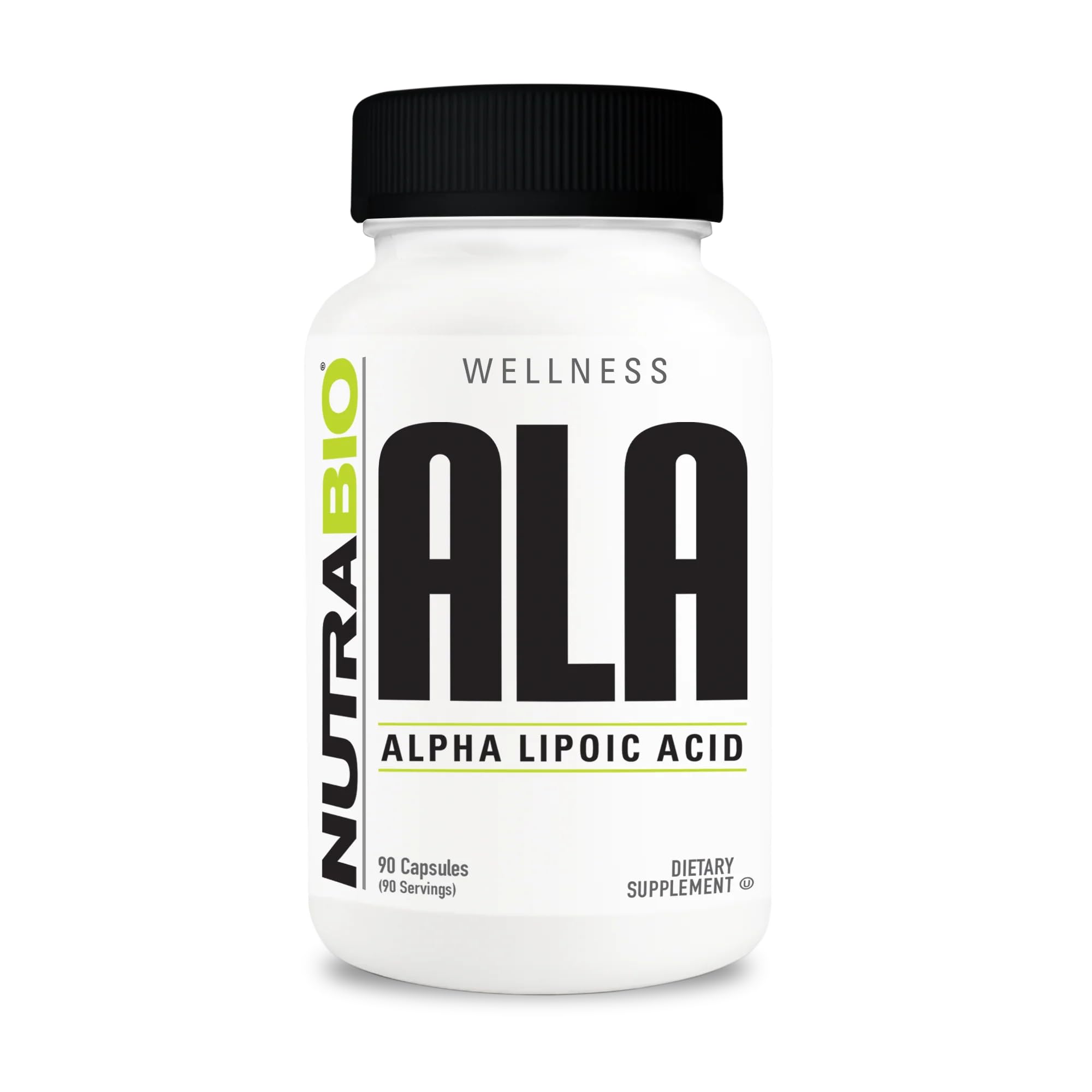 Amazon.com: NutraBio Alpha Lipoic Acid (ALA) Supplement, 300mg ...