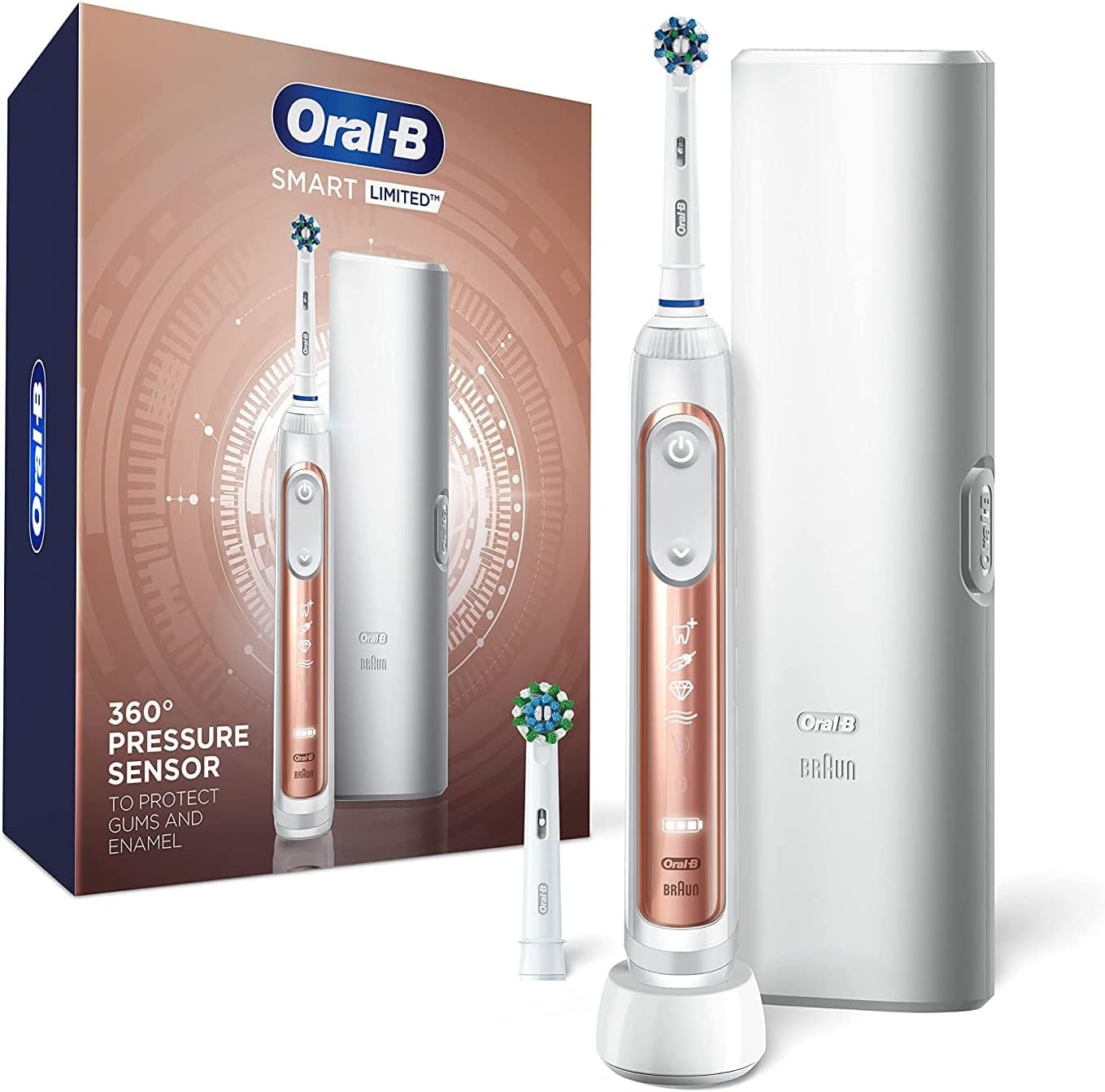Amazon.com : Oral-B Pro Smart Limited Power Rechargeable Electric Toothbrush with (2) Brush ...