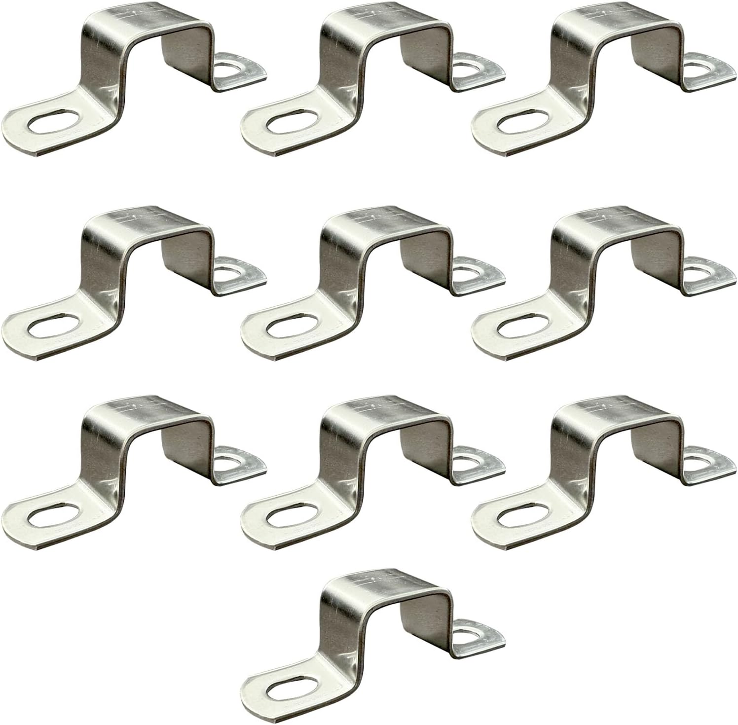 RITUIPIO 10 pcs 30 mm×30 mm Square Pipe Strap 304 Stainless Steel ...