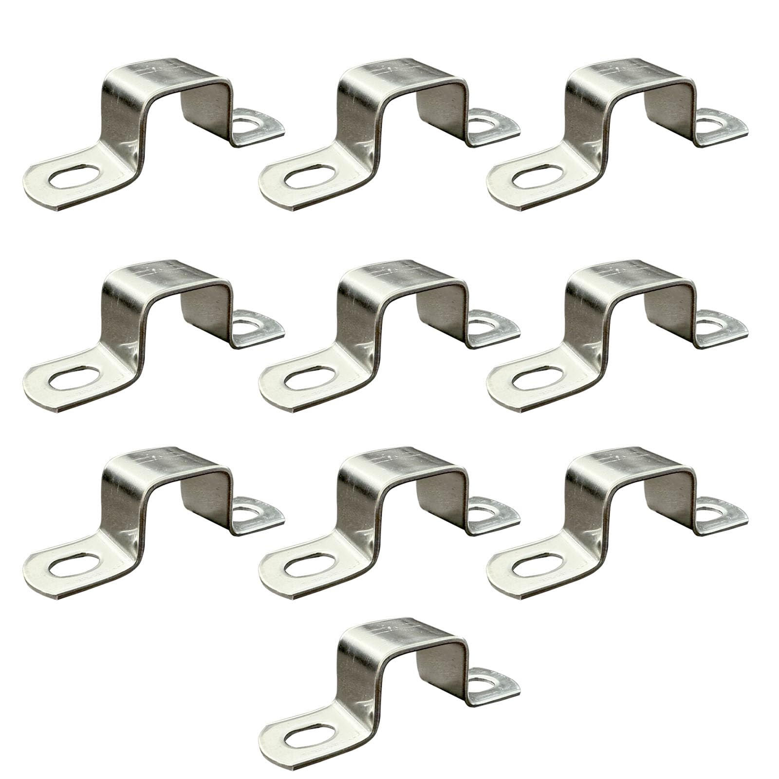 RITUIPIO 5 pcs 50 mm×50 mm Square Pipe Strap 304 Stainless Steel Square ...
