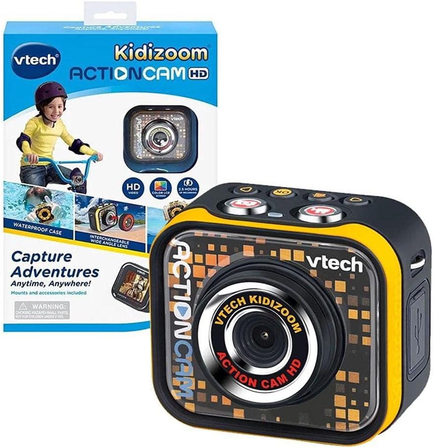 VTech - Kidizoom HD Action Cam - Kid's Digital Camera for Outdoor ...