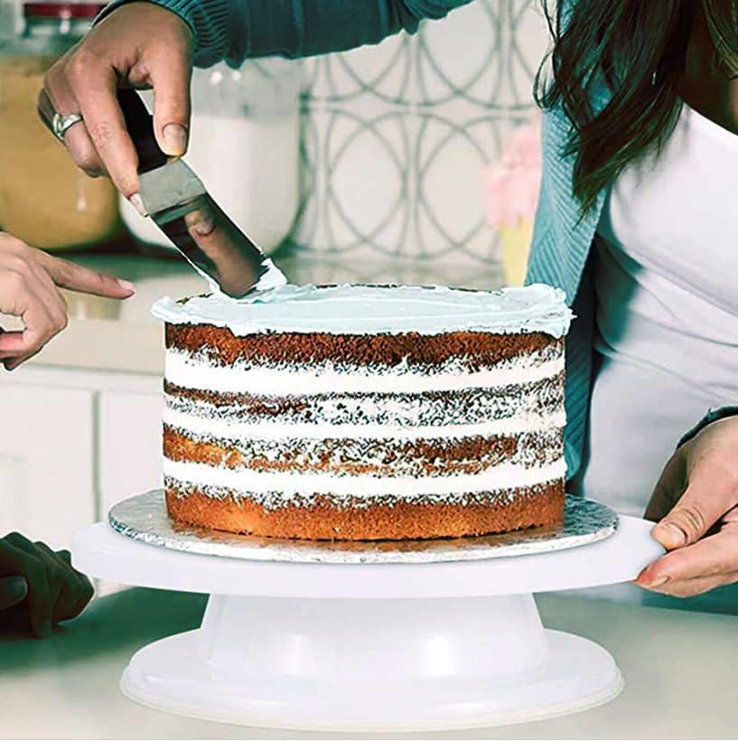 11 Inch Cake Turntable Stand Rotating Cake Stand Professional Rotating ...