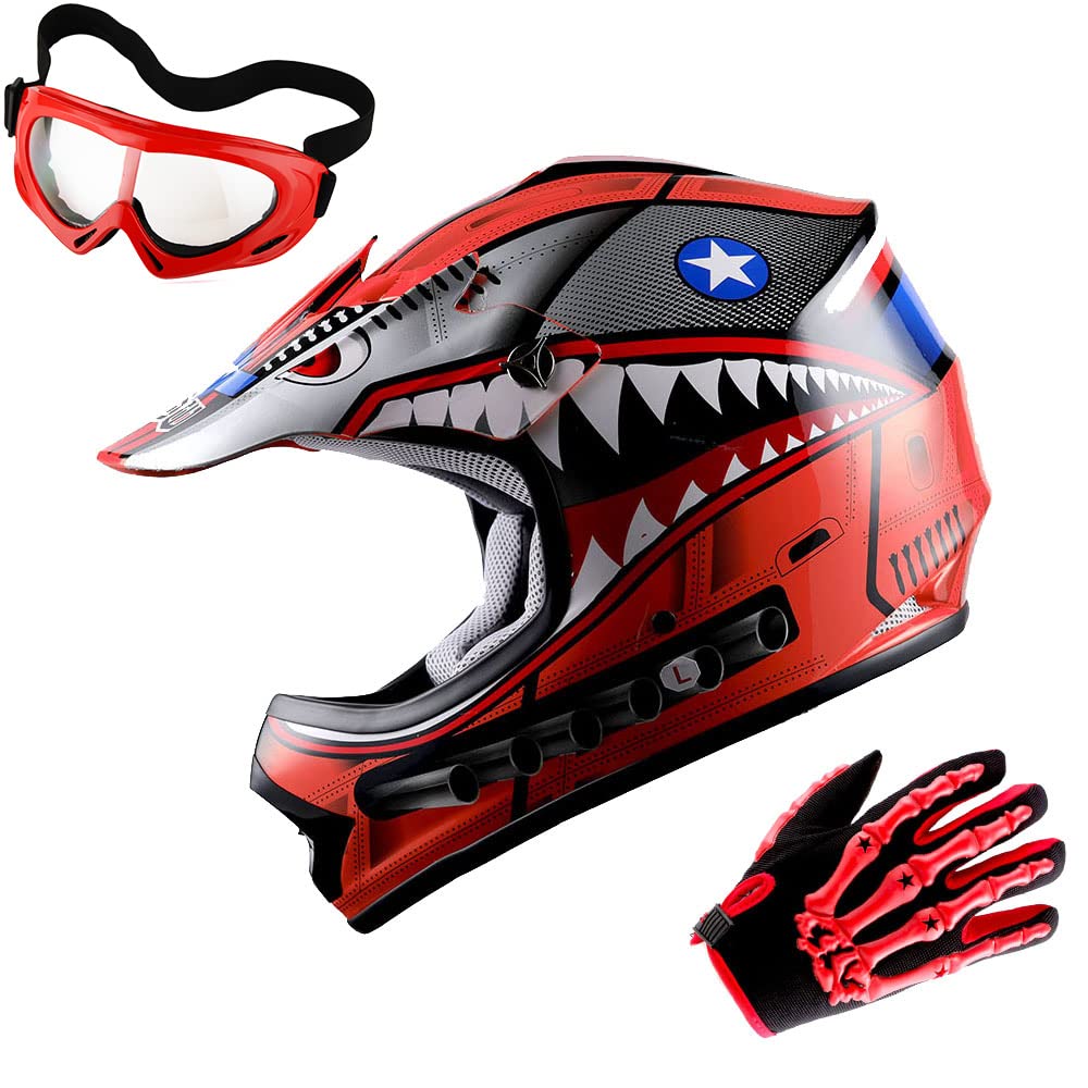Snapklik.com : Updated Youth Motocross Helmet Kids Motorcycle Bike ...