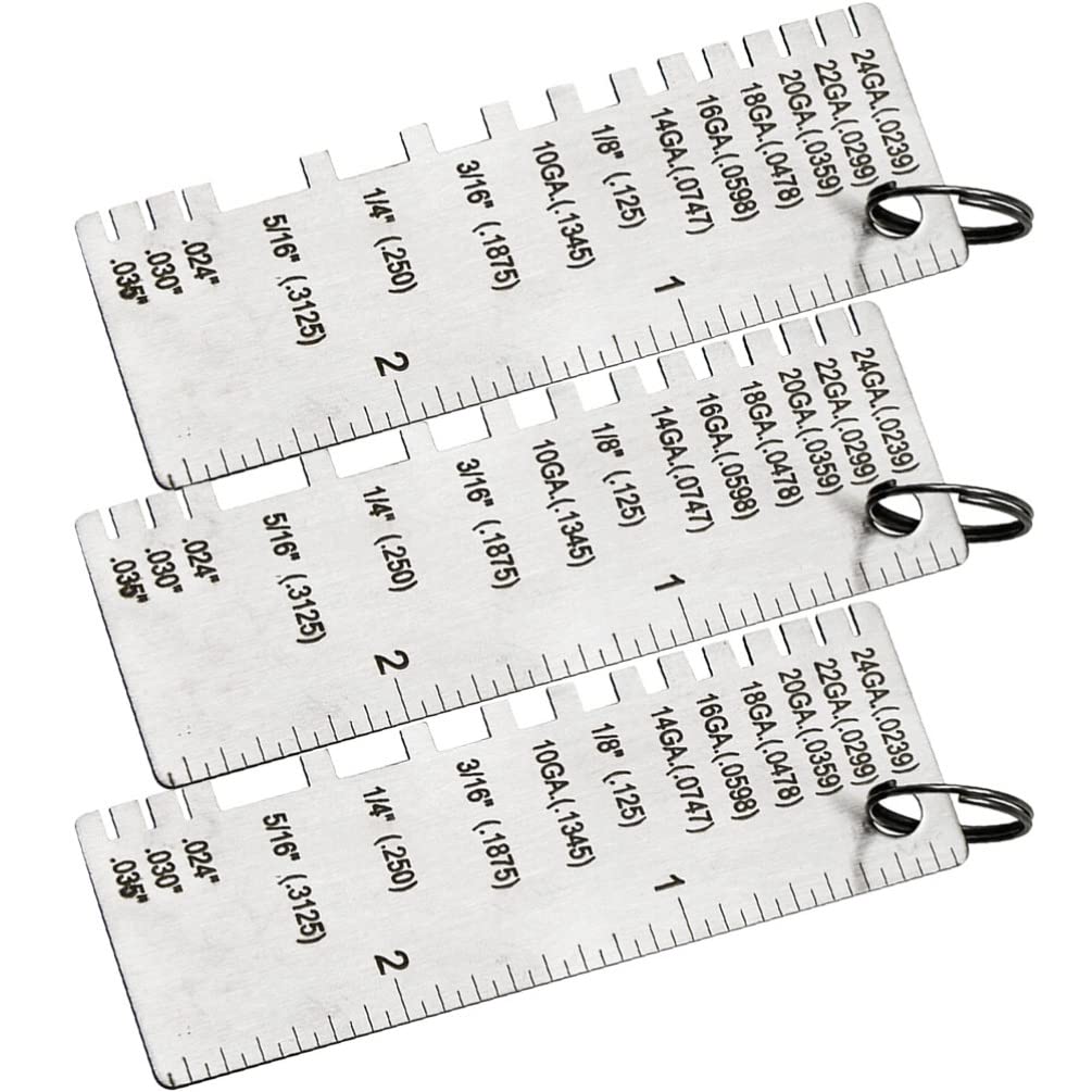 3pcs belt tension gauge welding english wheel shingles stainless ...