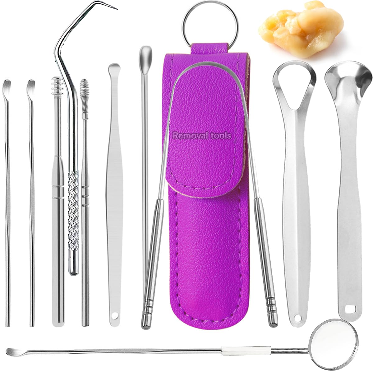 Amazon.com: Tonsil Stone Assisted Removal Kit - 11 Premium Stainless ...