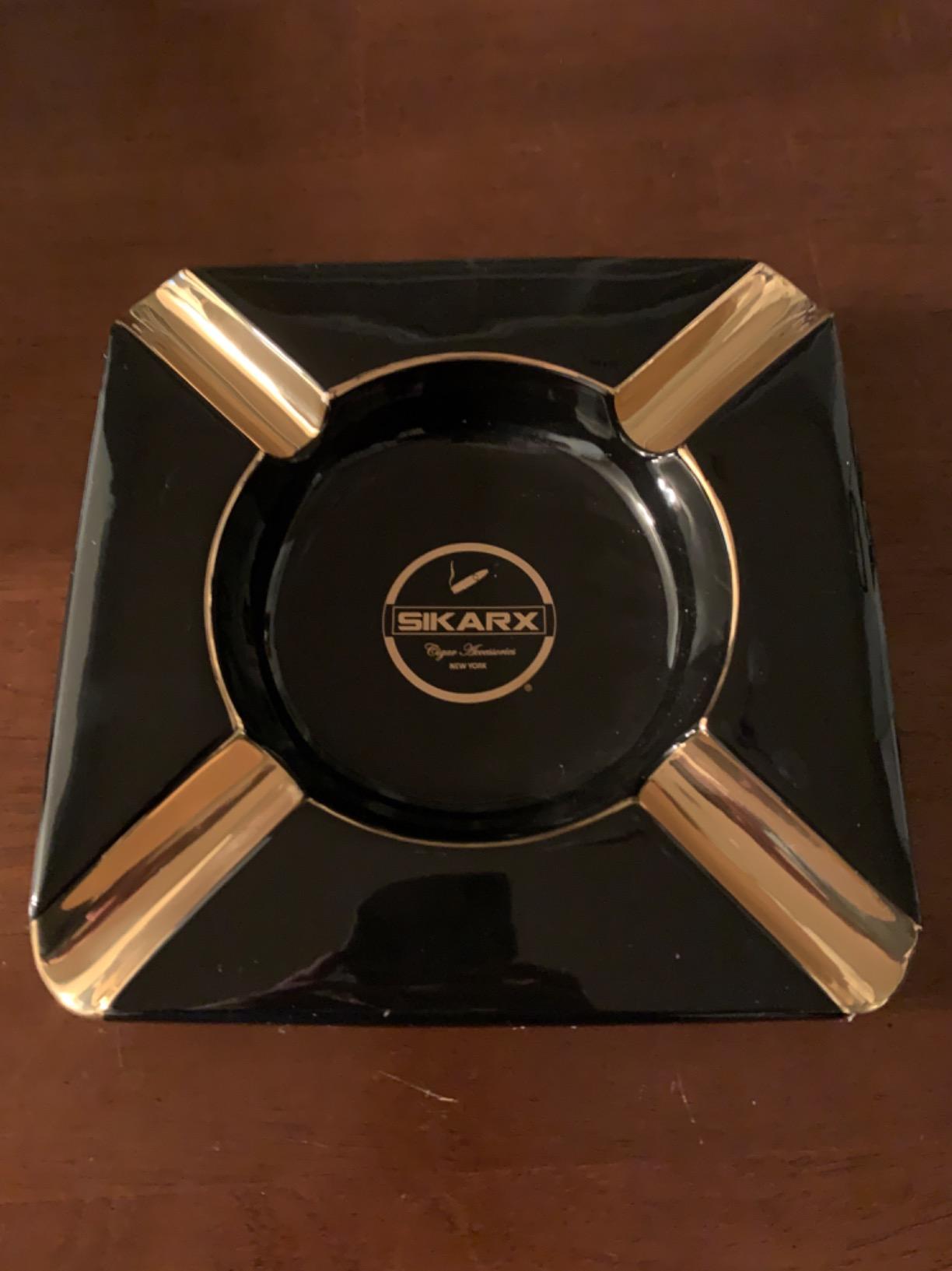 Amazon.com: Montecristo- Stunning Cigar Ashtray (Round White) : Home ...