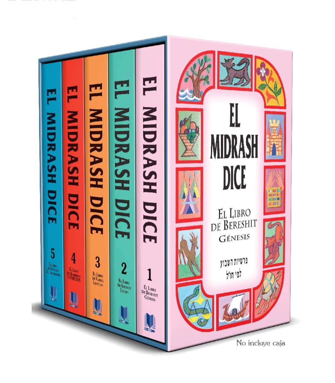 El Midrash Dice 5 Tomos: La Biblia explicada con máximo detalle, Torah ...