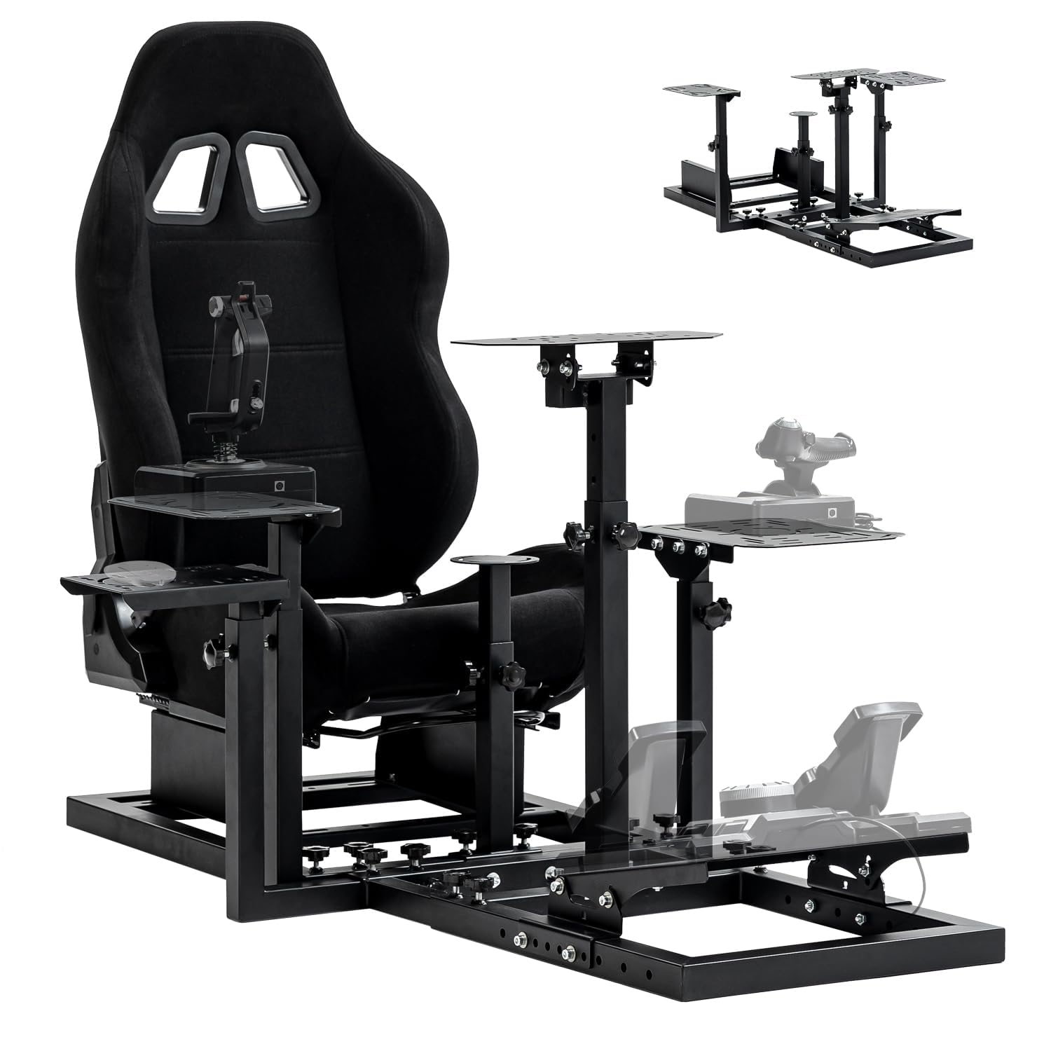 Amazon.com: Marada Universal Flight Simulation Cockpit with Racing Seat ...