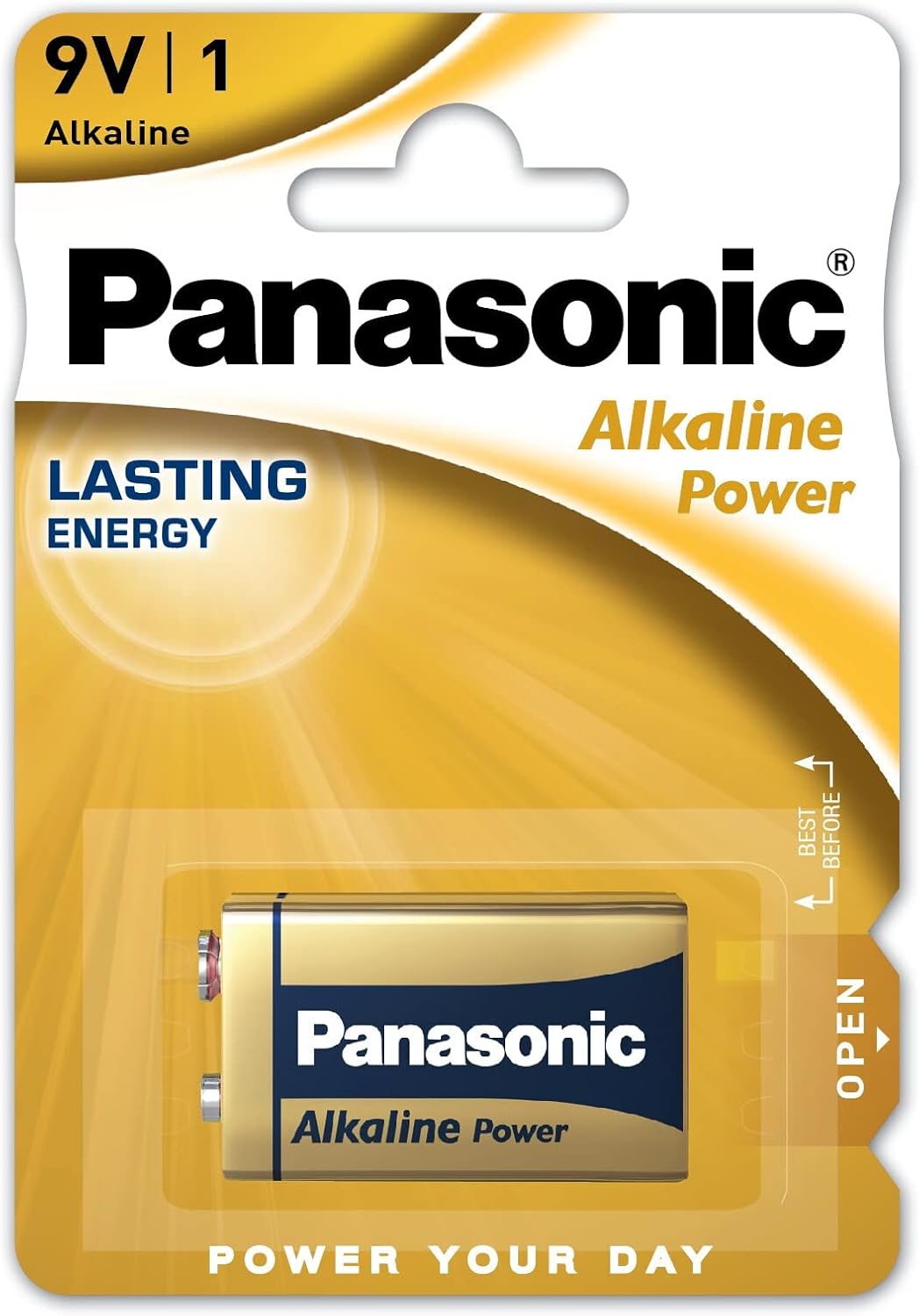 Panasonic 6LR61 9V Alkaline Power Battery: Amazon.co.uk: Electronics ...