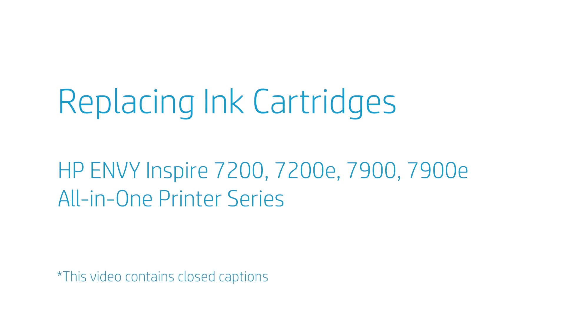 Watch Replace Ink Cartridges HP ENVY Inspire 7900, 7900e Printers on ...
