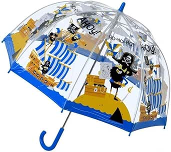 Amazon.com: Bugzz Clear Dome Birdcage Kids Umbrella/Pirate : Clothing ...