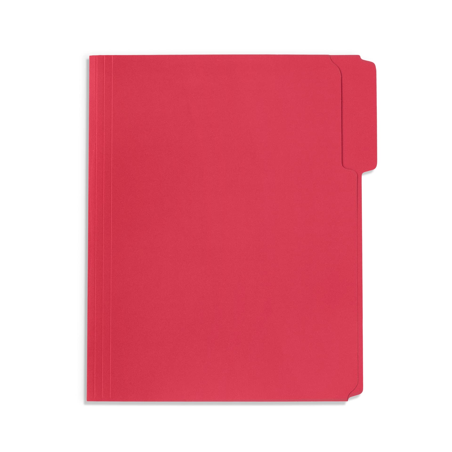 Snapklik.com : 50 Red Fastener File Folders - 1/3 Cut Reinforced Tab ...