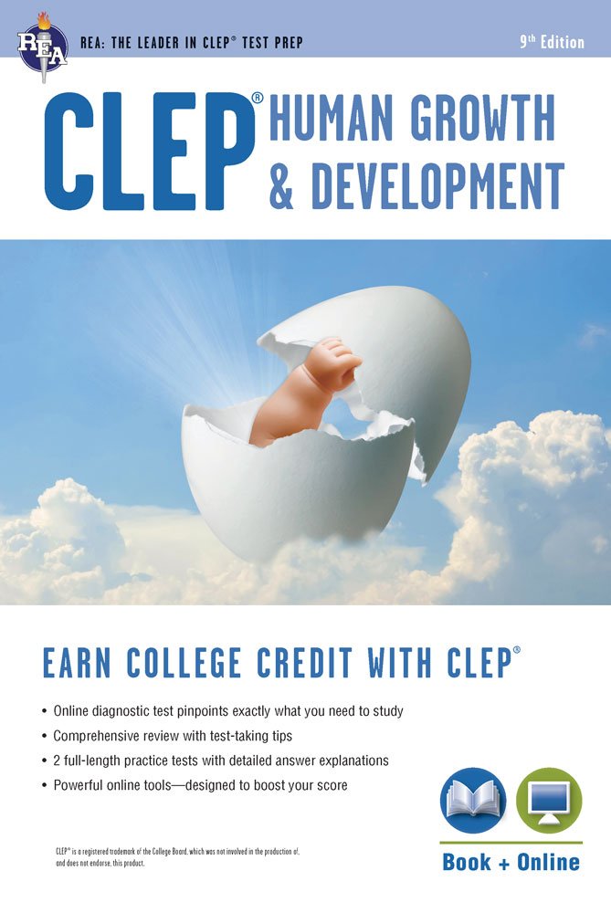 Amazon.com: CLEP® Human Growth & Development Book + Online (CLEP Test ...