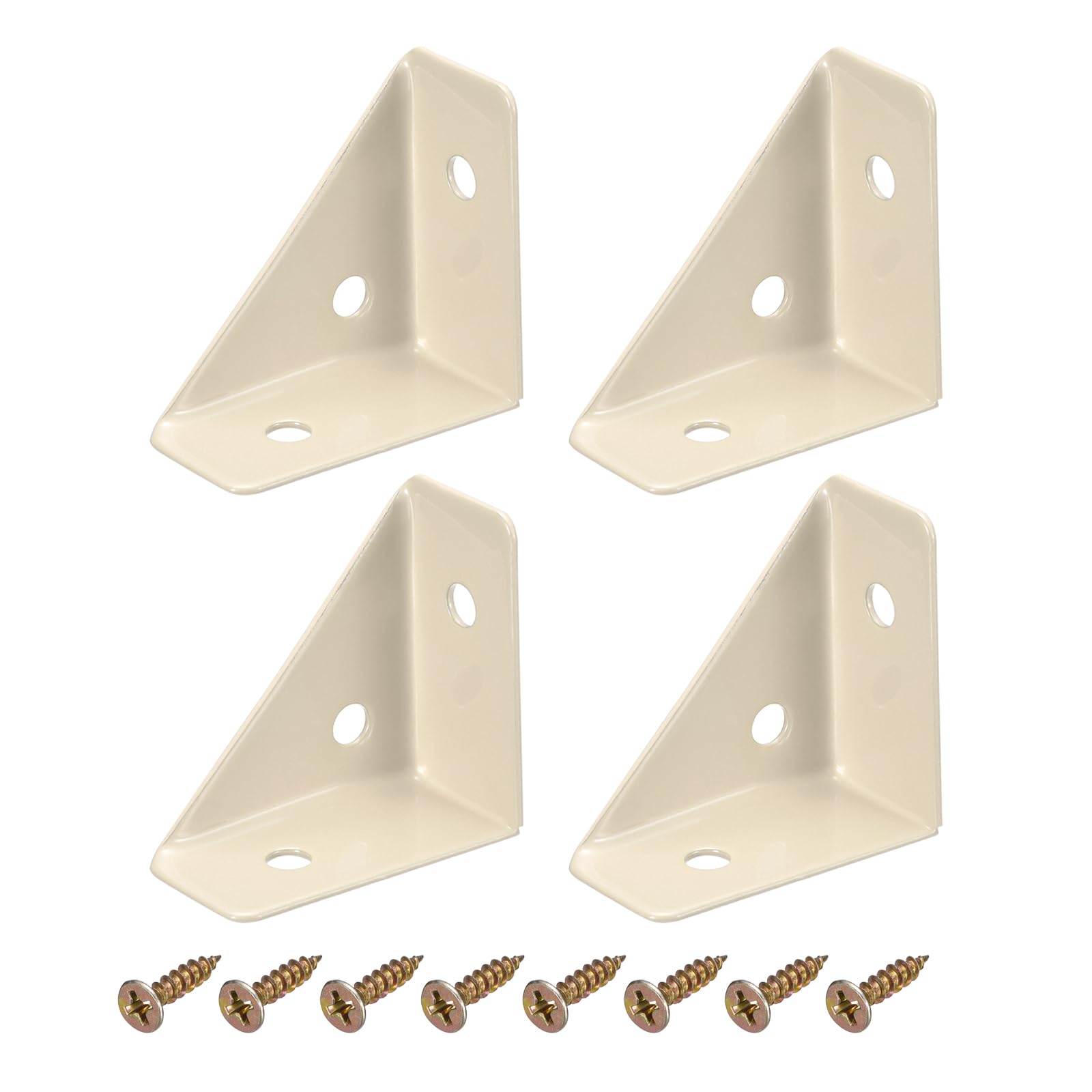 Amazon.com: uxcell 4Pcs Angle Corner Brackets 38mm x 38mm, Cold Rolled ...