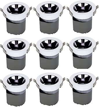 Amazon.co.jp: YBIOK 2.5-5.5 Inch LED Recessed Ceiling Lights, 9 Pack ...