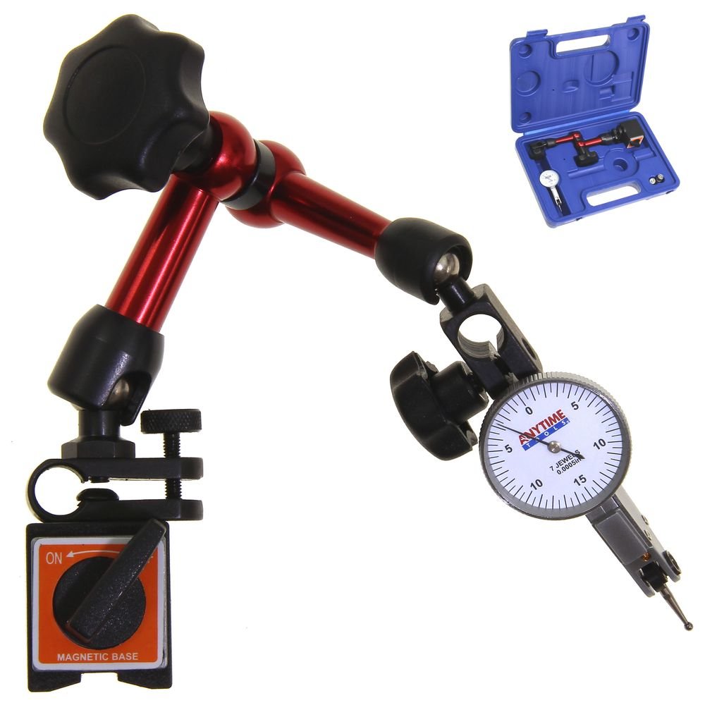 Anytime Tools Test Indicator 0-15-0 0.03"/0.0005" and Mini Magnetic ...
