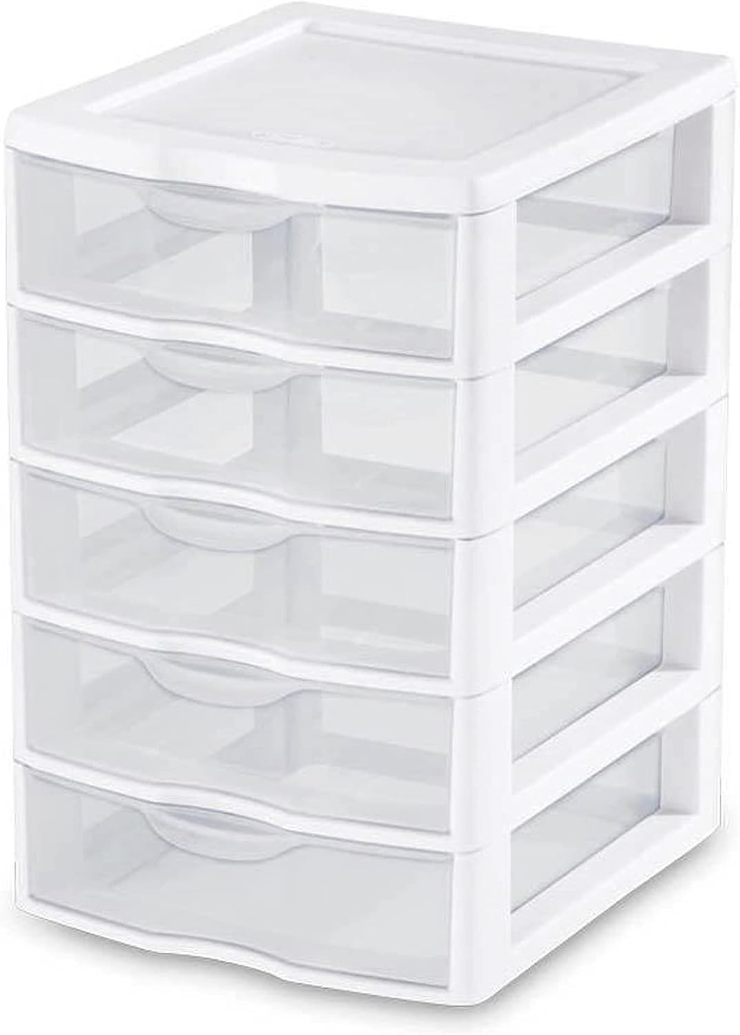 Amazon.com: Sterilite Small 5 Drawer Desktop Storage Unit, Tabletop ...
