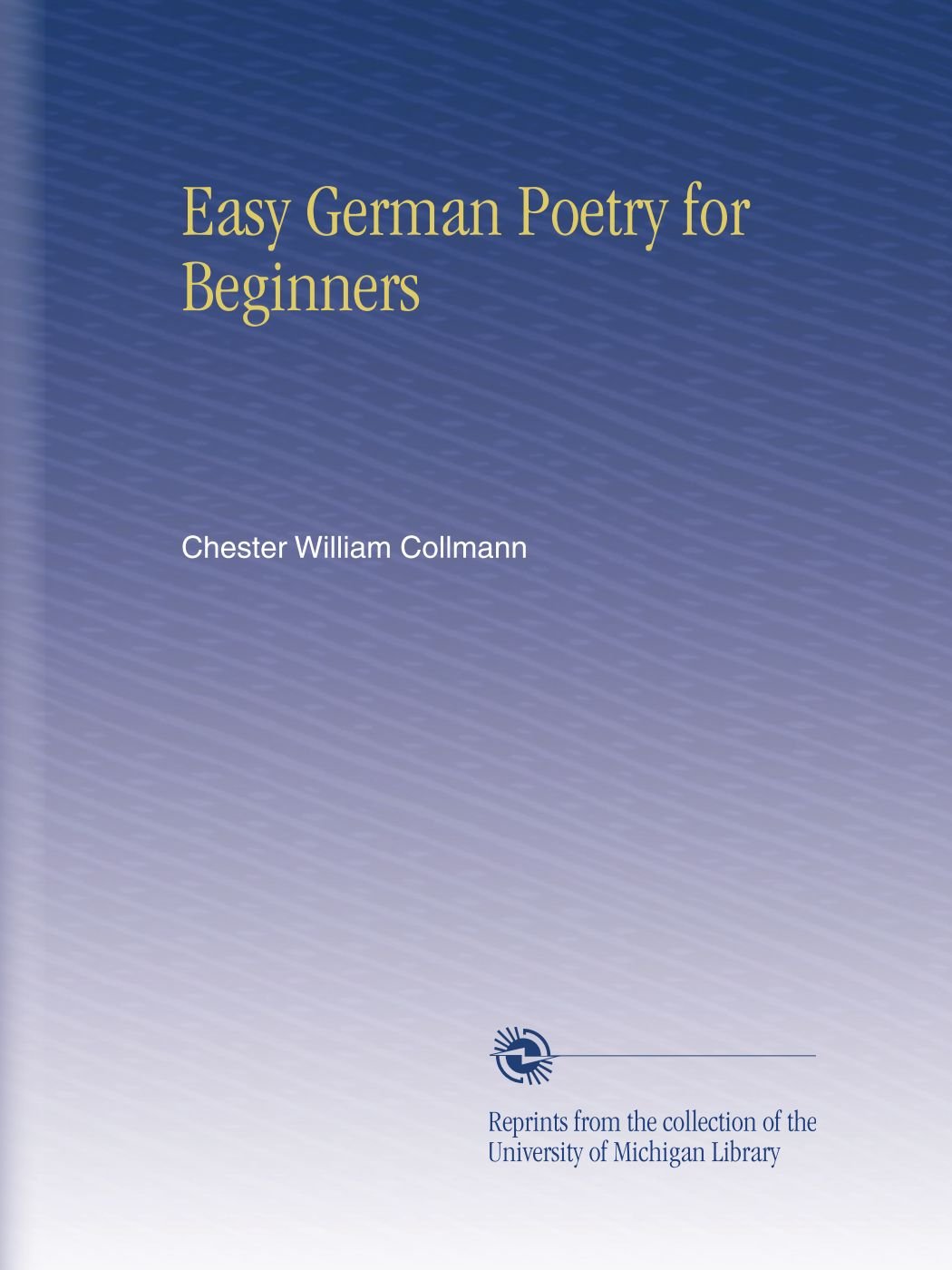 Easy German Poetry for Beginners : Amazon.in: Books