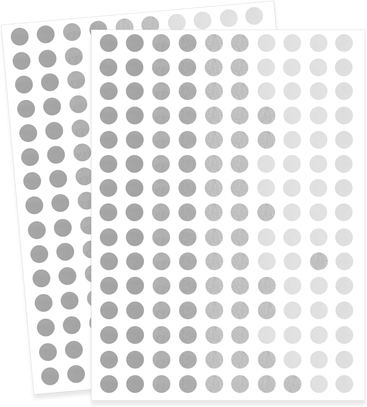Sehgal 1120 Silver Dot Stickers 12 mm (0.5 inch) Round Dot Sticker Self ...