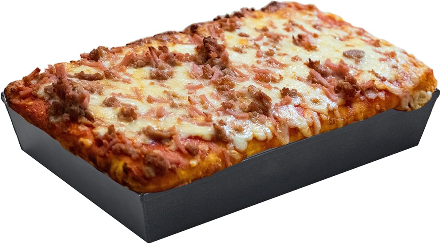 Amazon.com: 10x14 Detroit Style Pizza Pan - Non-Stick Coated Deep Dish ...